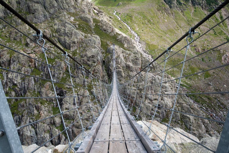 Rope bridge stock image. Image of suspension, canyon - 17290605