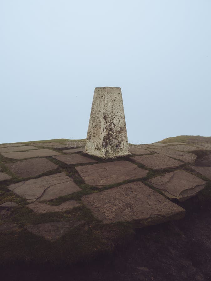 Trig Point Top Peak Peak District Cheshire Stock Photos - Free ...