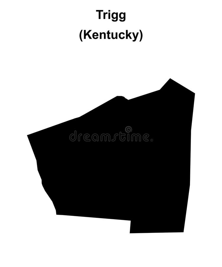 Trigg Outline Map Stock Illustrations – 8 Trigg Outline Map Stock ...