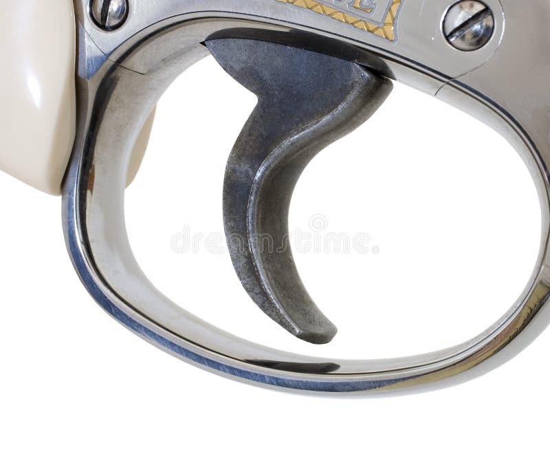 Revolver trigger stock image. Image of handgun, grey - 28166201