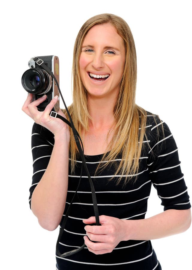 Trigger happy stock photo. Image of woman, pretty, leisure - 21061242