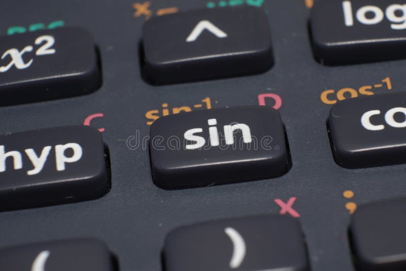 Trigonometric Functions Keys Stock Image - Image of digit, currency ...