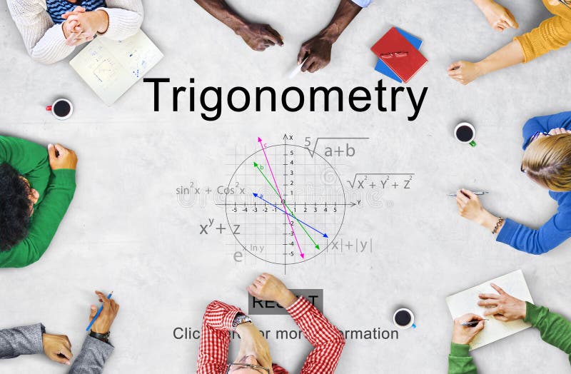 Trigonometry Algebra Equation Knowledge Learn Concept Stock Image ...