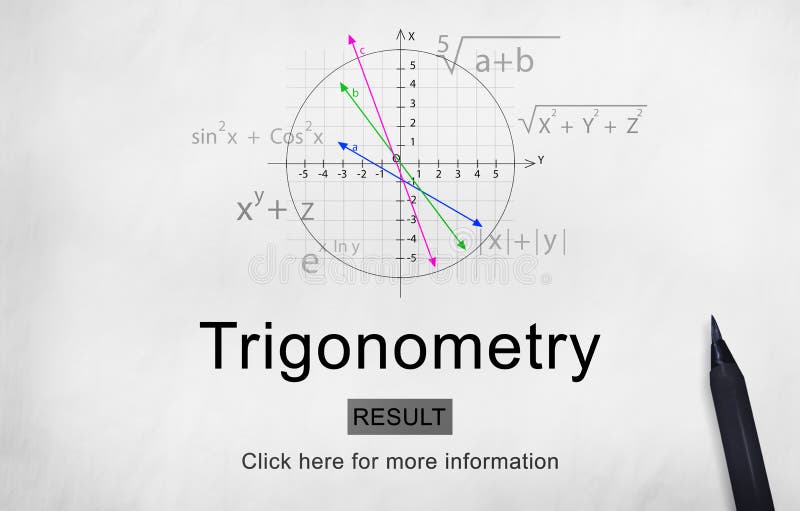 Algebra Mathematics Calculation Chart Concept Stock Image - Image of ...