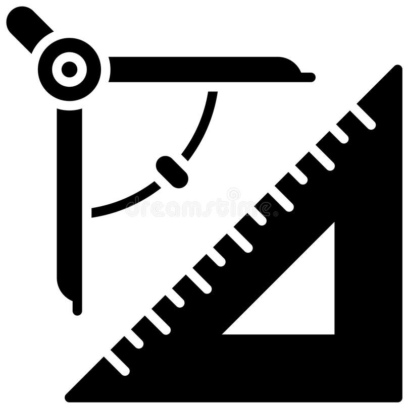 Trigonometry Icon, High School Related Vector Illustration Stock Vector ...