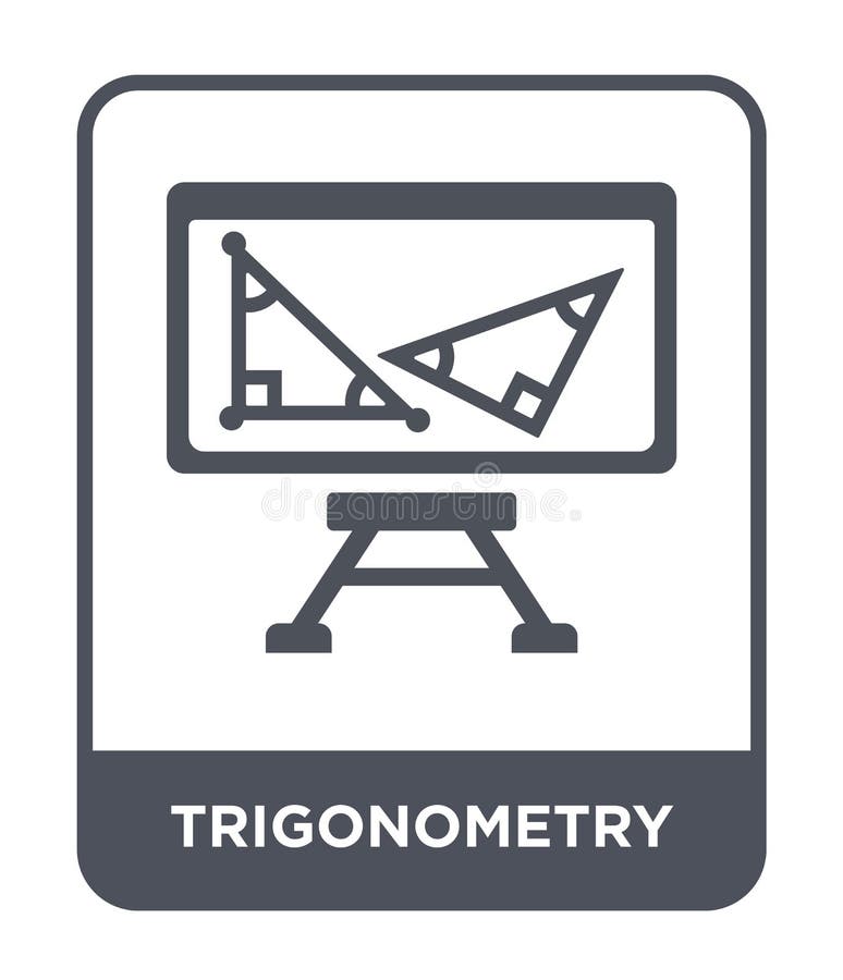 Trigonometry Isolated Icon. Simple Element Illustration from E-learning ...