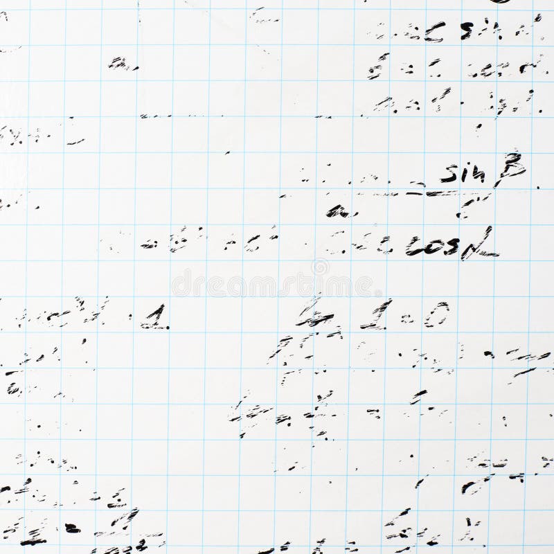 Trigonometry Math Equations and Formulas Stock Image - Image of complex ...