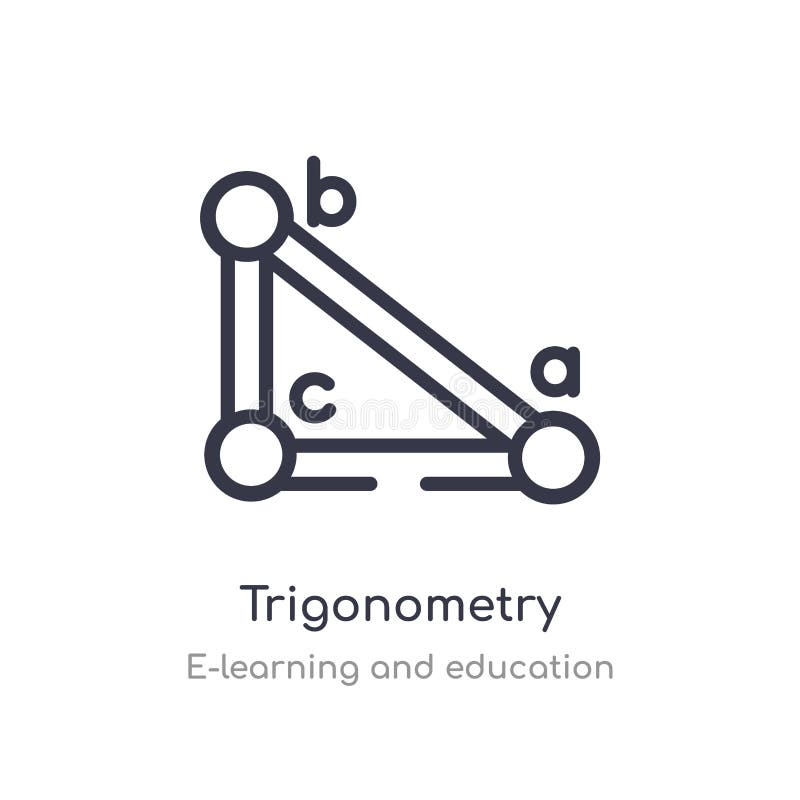 Trigonometry Icon. Trendy Trigonometry Logo Concept On White Background ...