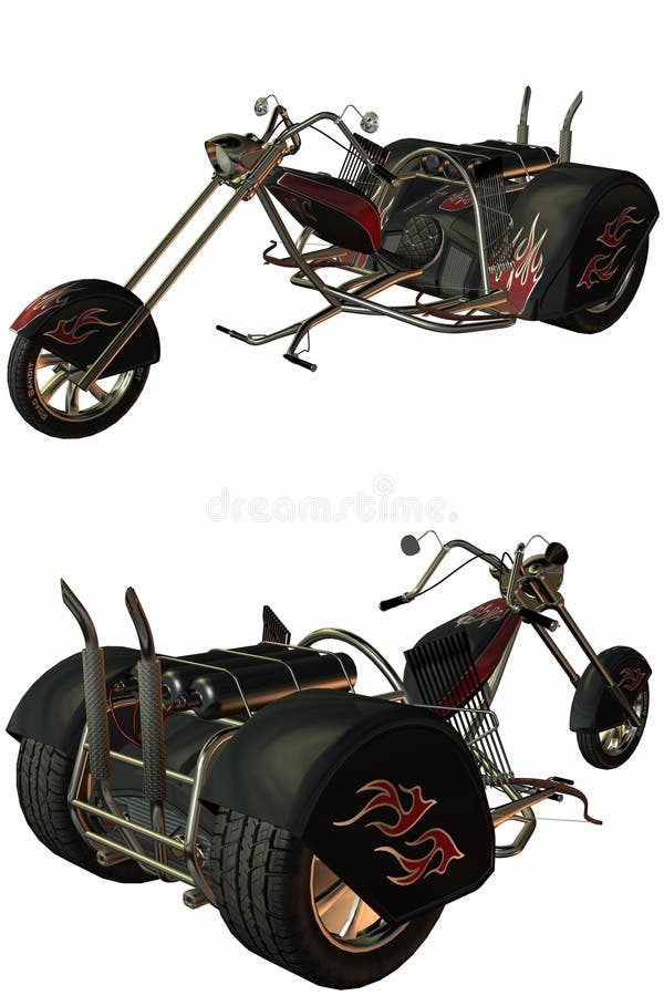 Trike Motorcycle Stock Illustrations – 86 Trike Motorcycle Stock ...