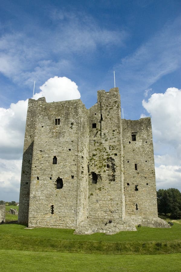 Trim Castle stock photo. Image of irish, tower, protection - 31629160