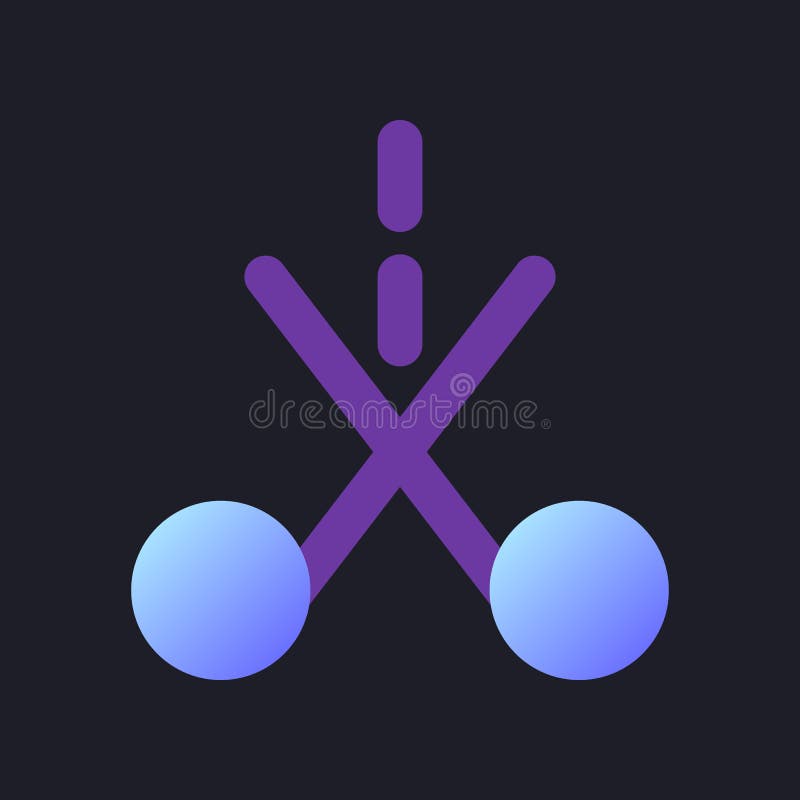 Trim Flat Gradient Fill Ui Icon for Dark Theme Stock Vector ... Trim Flat Gradient Fill Ui Icon for Dark Theme Stock Vector ...