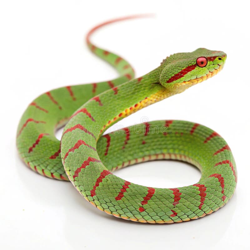 Trimeresurus Puniceus Stock Illustrations – 5 Trimeresurus Puniceus ...