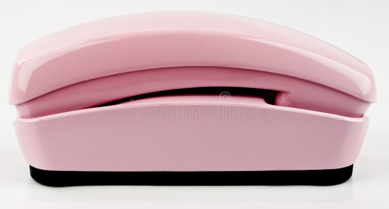 Trimline Style Touch Tone Telephone Stock Image - Image of tone ...