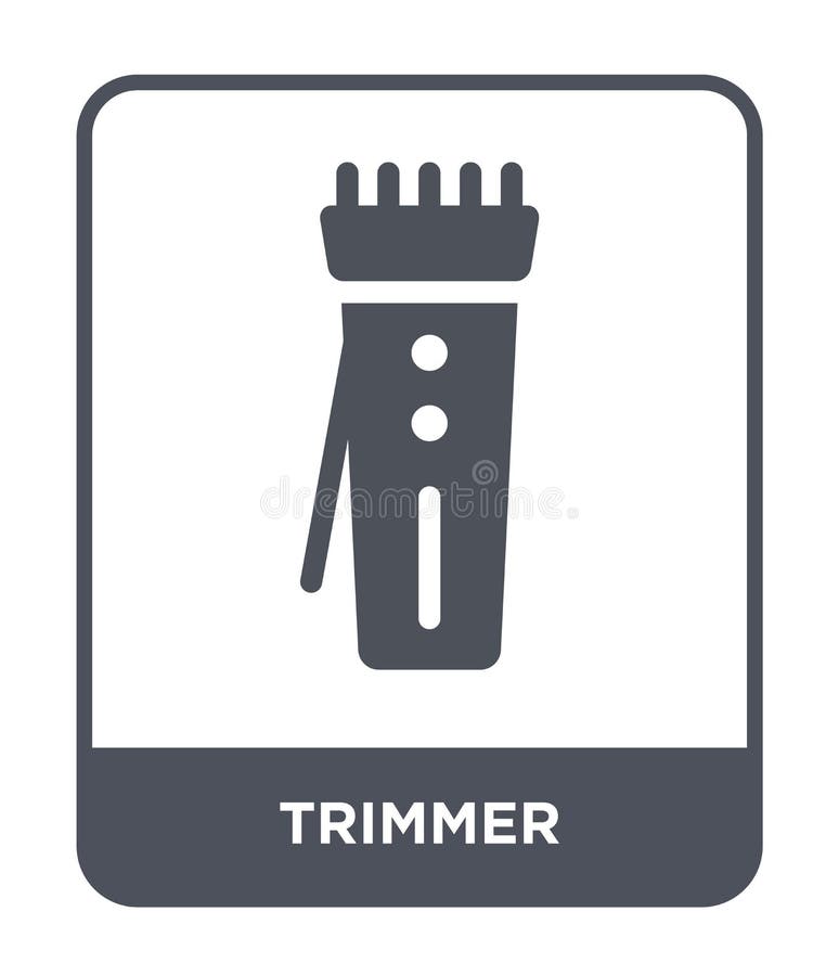 Trimmer Icon in Trendy Design Style. Trimmer Icon Isolated on White ...