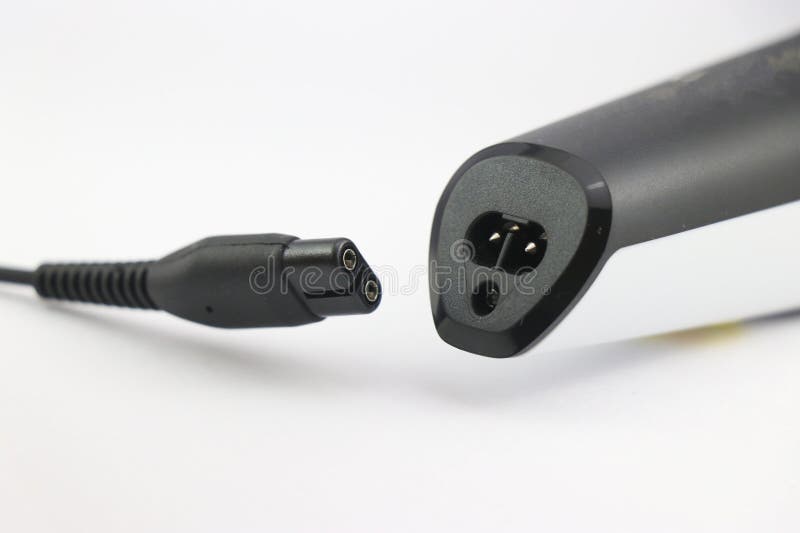 Trimmer Machine with a View of Its Power Plug for Charging the Device ...
