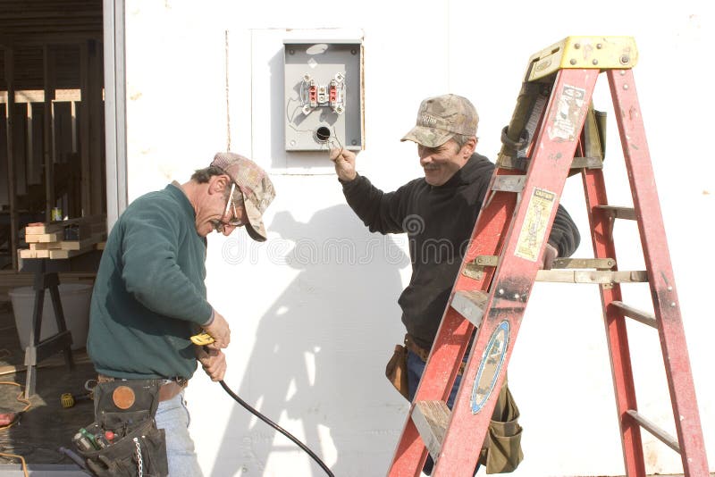 Trimming electric wire stock image. Image of cabling, electricity - 78761