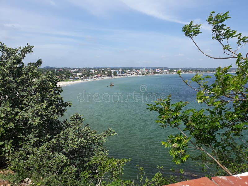 Trinco Beach stock photo. Image of light, golden, hour - 299533842
