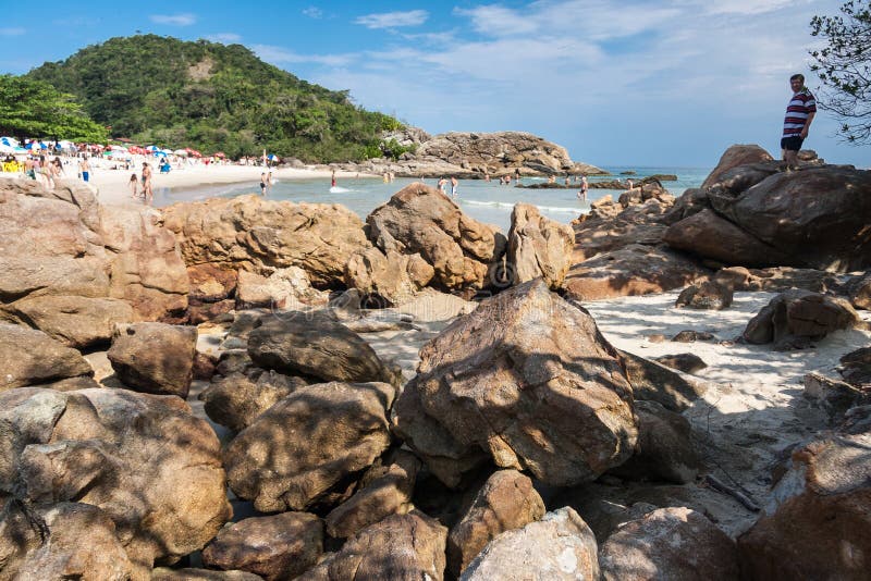 Trindade Beach Rio De Janeiro Editorial Stock Image - Image of atlantic ...