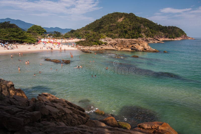 Trindade Beach Sao Paulo stock photo. Image of beach - 16019344