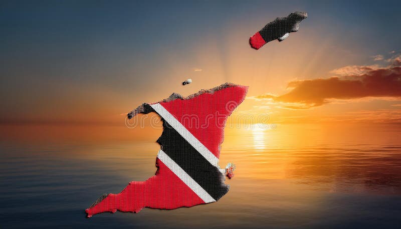 Trinidad and Tobago Map and Flag. Stock Illustration - Illustration of ... Trinidad and Tobago Map and Flag. Stock Illustration - Illustration of ...