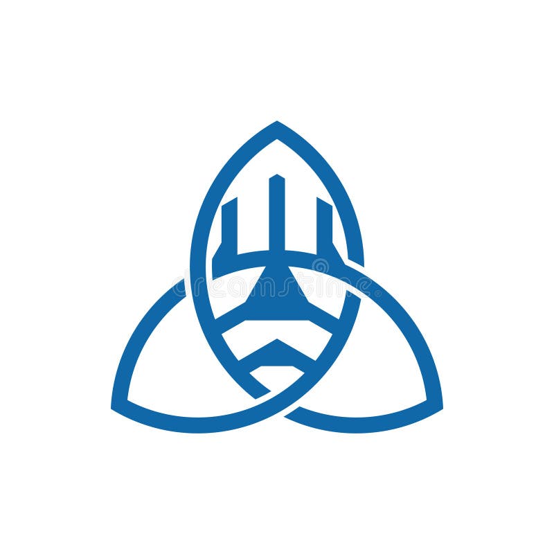 Trinity Building Logo Vector, Simple, Minimalist and Modern. Stock ...