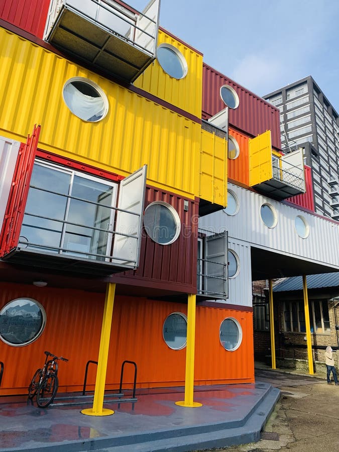 Colourful Ship Containers Transformed into Artist Studios in Trinity ...