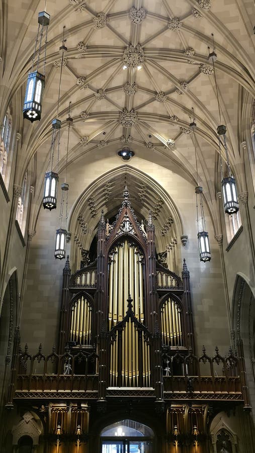 Trinity Church 3 stock image. Image of trinity, organ - 382329319
