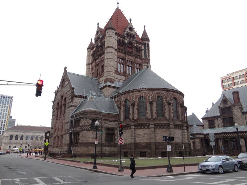 Trinity Church, Boston editorial stock photo. Image of america - 51752288