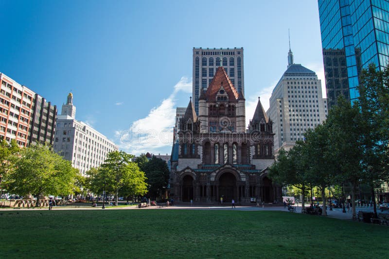 Trinity Church, Boston editorial stock image. Image of episcopal - 97043159