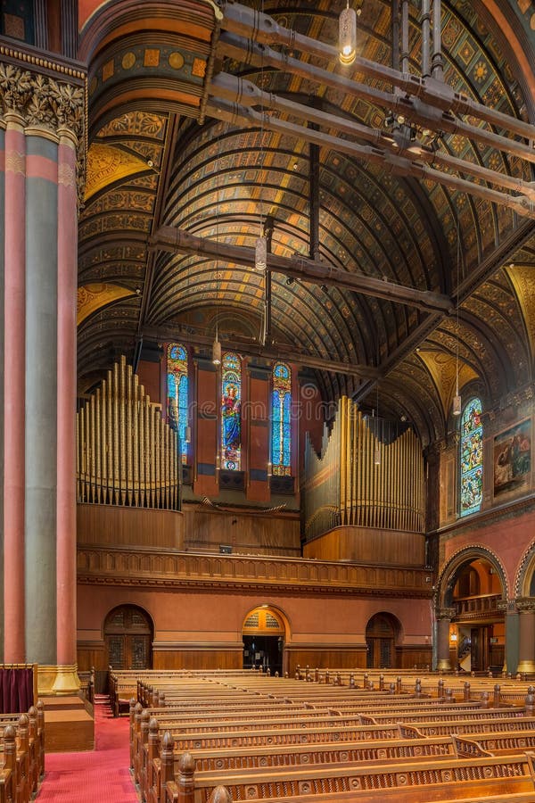 Trinity Church, Copley Square, Boston. Stock Photo - Image of space ...