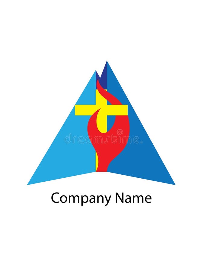 Trinity church logo stock vector. Illustration of initial - 49992827