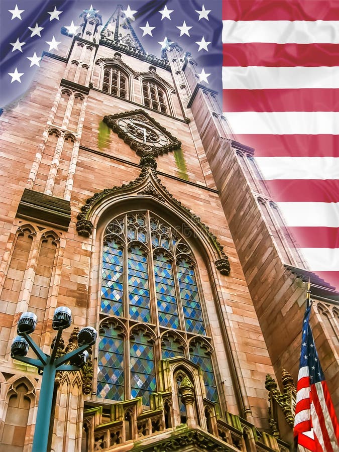 Trinity Church New York stock image. Image of christian - 52440737