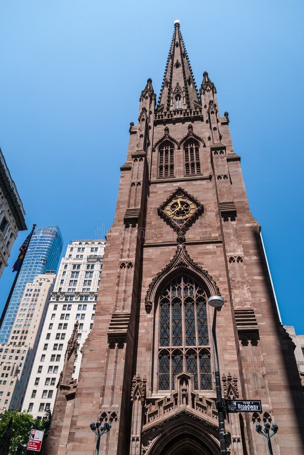 Trinity Church, NYC stock image. Image of christianity - 84808395