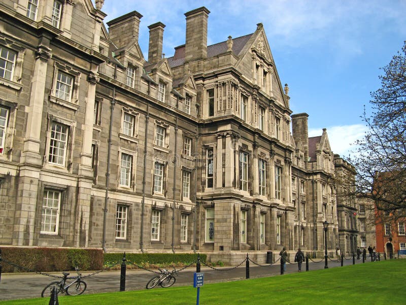 Trinity College Campus stock photo. Image of blue, campus - 3970862