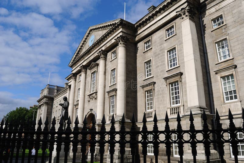 Trinity College Campus stock photo. Image of blue, campus - 3970862