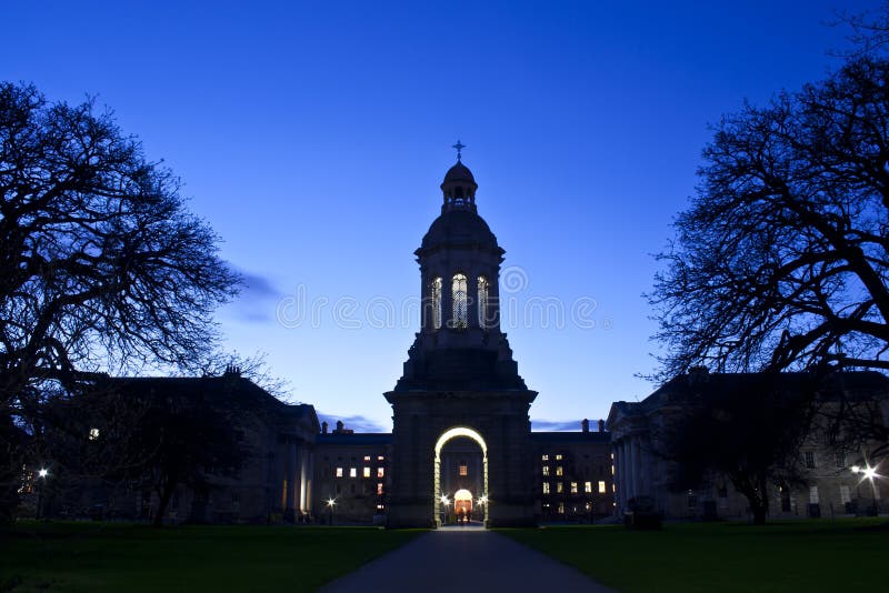 Trinity college stock image. Image of gate, money, landmark - 22962377