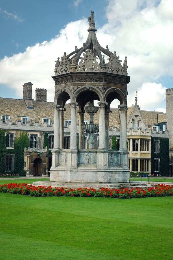 Trinity College stock image. Image of fountain, university - 26898419