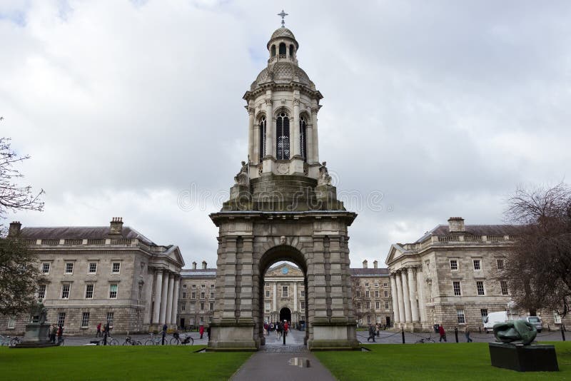 Campus of Trinity College Dublin Editorial Stock Image - Image of ...
