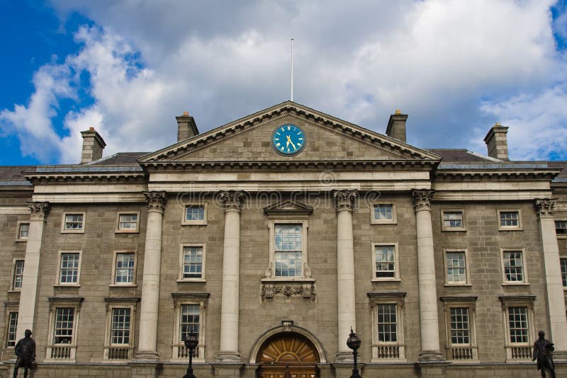 Trinity College Campus stock photo. Image of blue, campus - 3970862