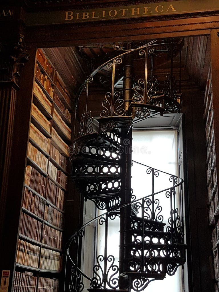 Trinity College Book Library Inside Editorial Stock Photo - Image of ...