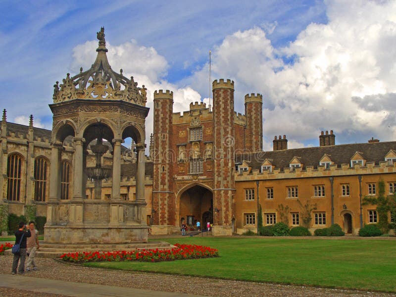Trinity College, Cambridge University Royalty Free Stock Image - Image ...