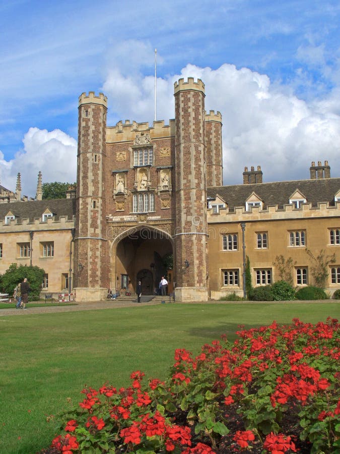Trinity College, Cambridge University Stock Photo - Image of europe ...