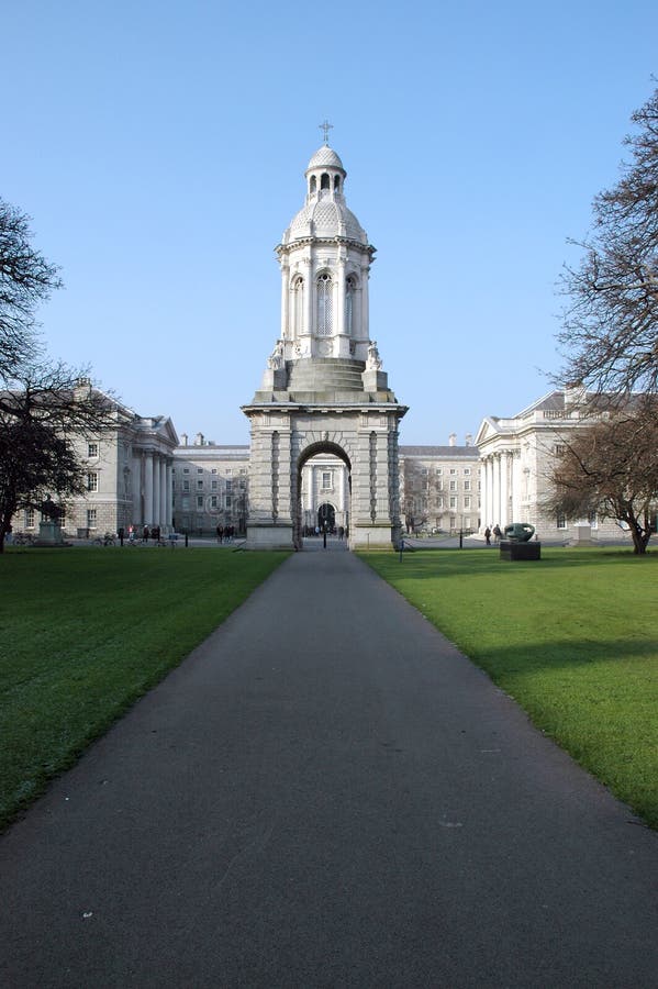 Trinity College Campus stock photo. Image of blue, campus - 3970862
