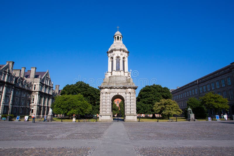 Campus of Trinity College Dublin Editorial Stock Image - Image of ...