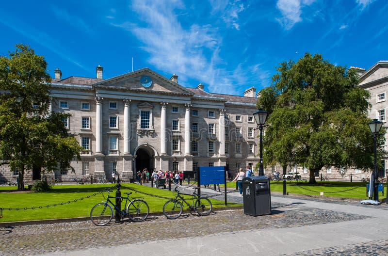 Trinity College Campus stock photo. Image of blue, campus - 3970862