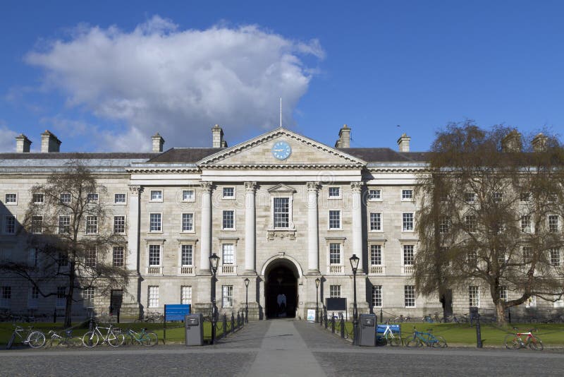 Campus of Trinity College Dublin Editorial Stock Image - Image of ...