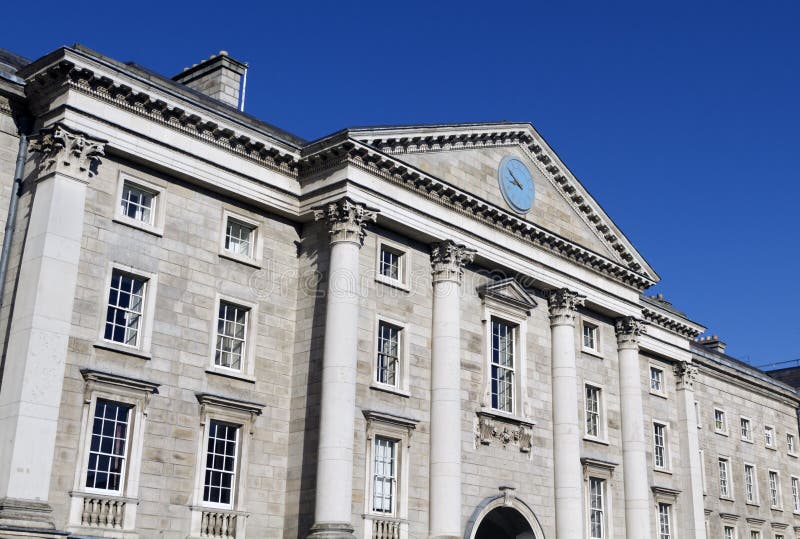 Trinity College. Graduates Memorial Building . Dublin. Ireland Stock ...