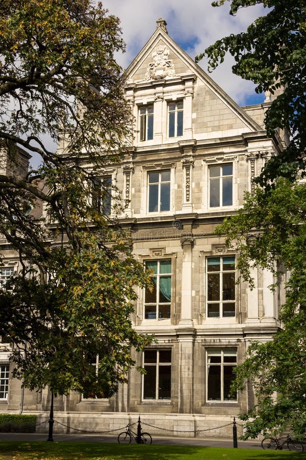 Trinity College. Graduates Memorial Building . Dublin. Ireland Stock ...