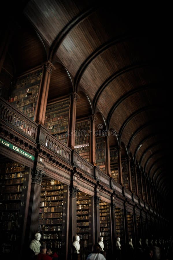 Trinity College Library in Dublin Editorial Image - Image of book ...