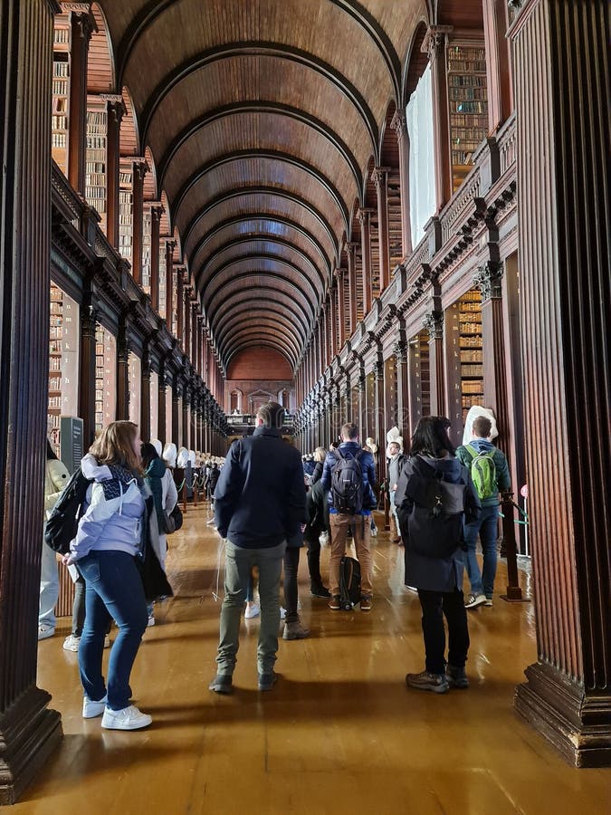 Trinity College Library, Dublin Ireland Editorial Stock Image - Image ...